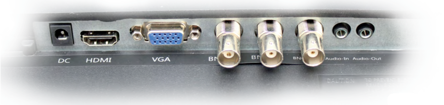 Ipure MVP Moniteur video surveillance BNC avec vitre de protection